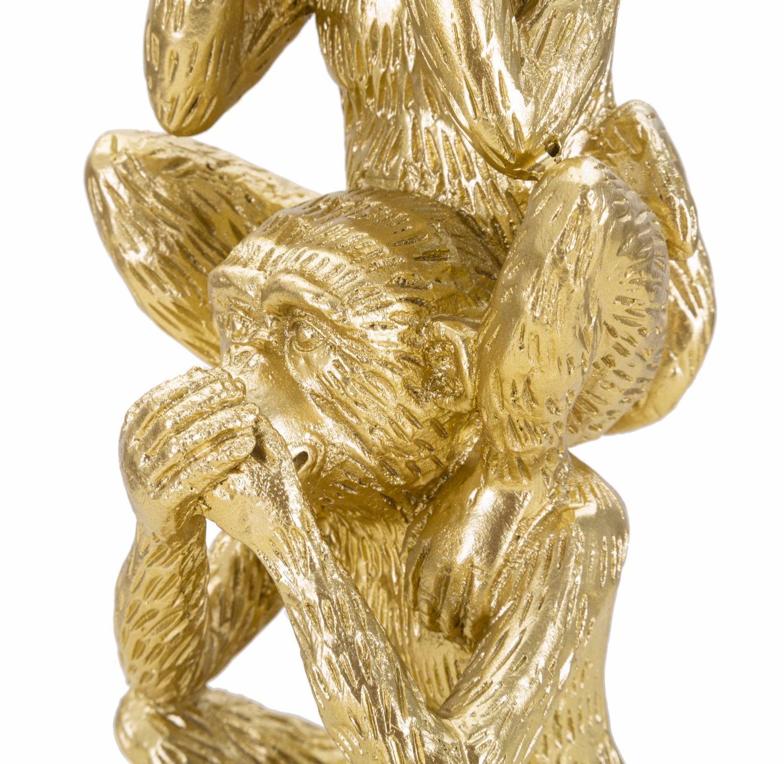 DECORATION MONKEYS GOLD 11CM – Furnlux