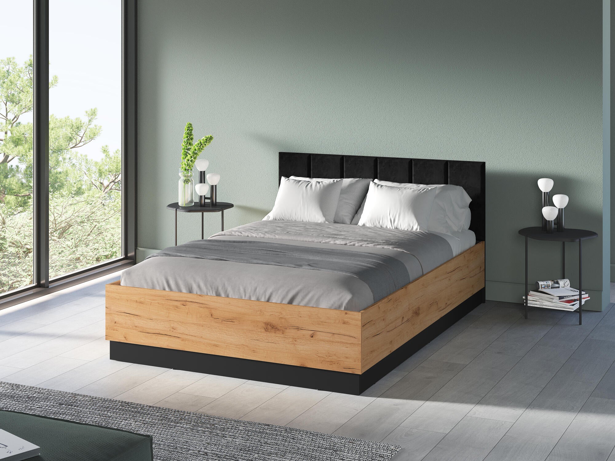 VOODIRAAM URSO TAMM & MUST 140x200CM – Furnlux
