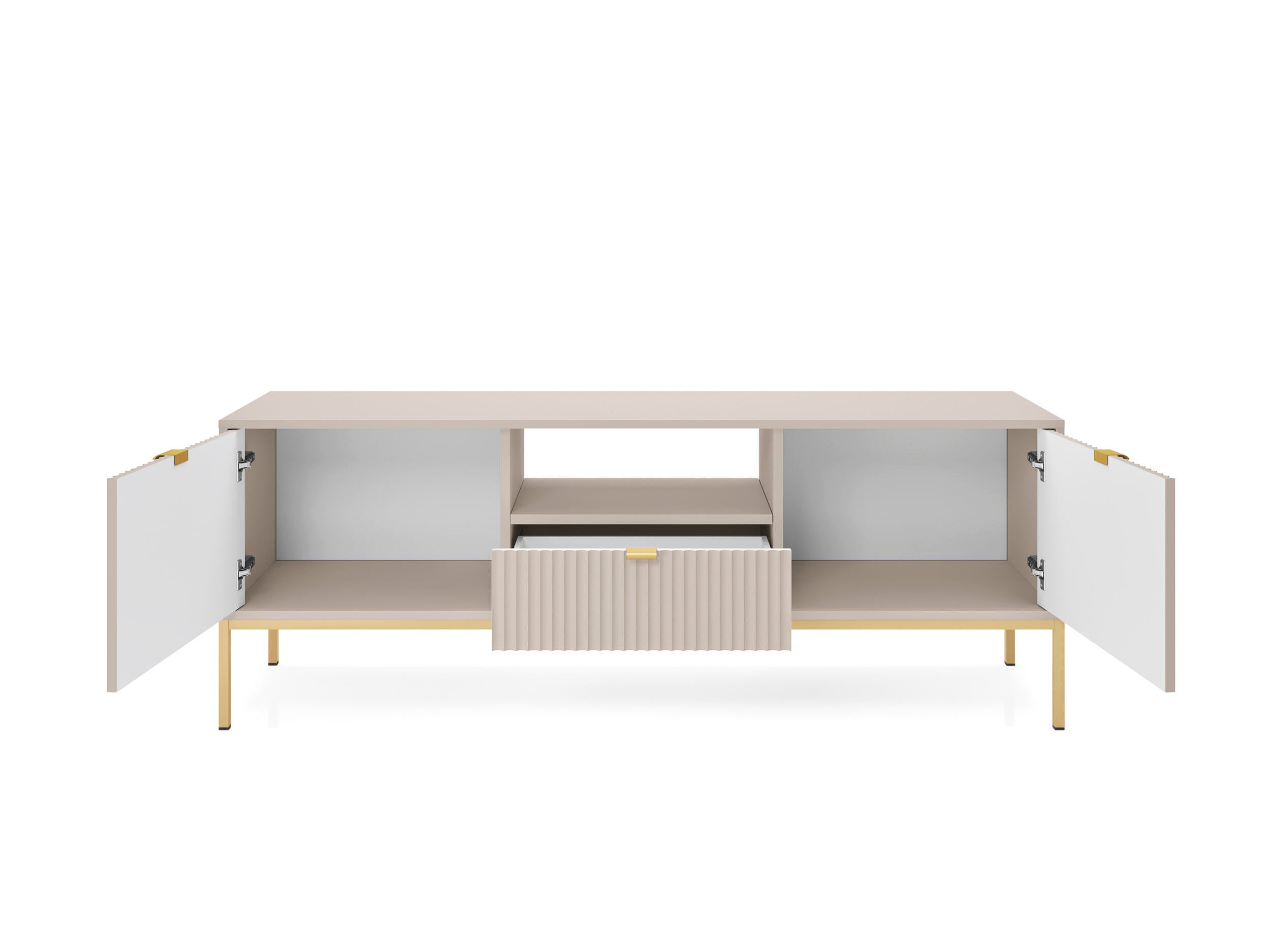 TV STAND AVON BEIGE & GOLD 154CM – Furnlux