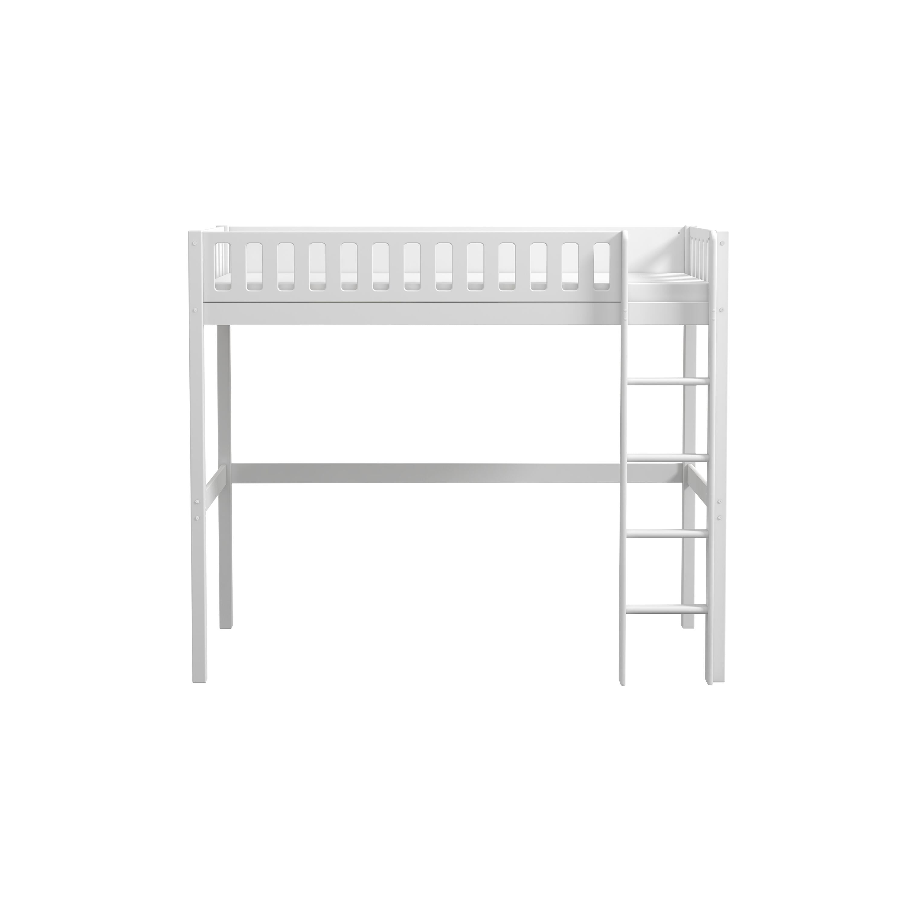 LOFT BED VIGGO WHITE 90X200CM – Furnlux